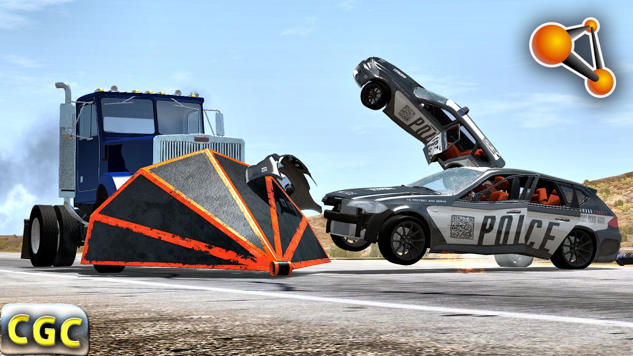 Police Chases Takedown Real Sound (Spike Strips, Rocket Launcher) Story ...