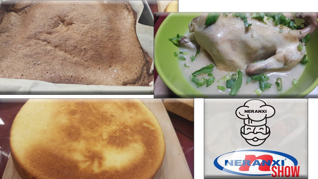 BUKE MISRI ME KOS/ KEK ÇOKOLLATE/ PULE E MBUSHUR ME ORIZ, HUDHRA DHE ...