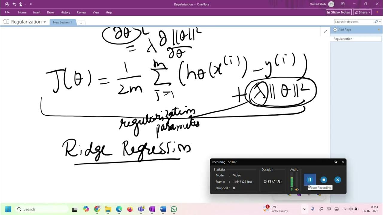 Regularization: LASSO and RIDGE Regression - YouTube