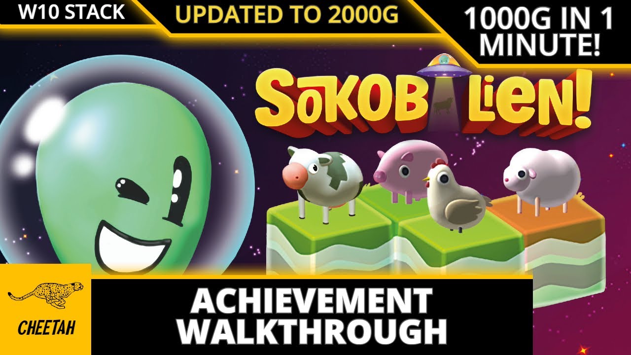 Sokobalien - UPDATED TO 2000G! Achievement Walkthrough (1000G IN 1 ...
