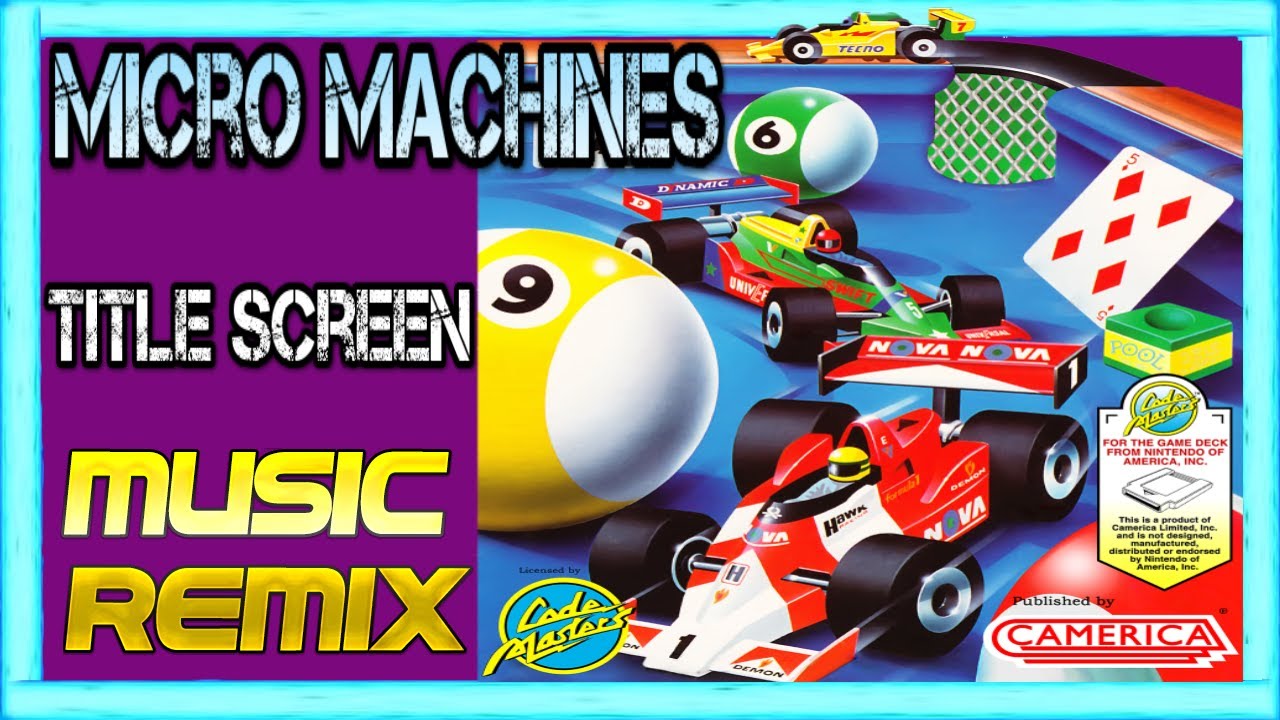 🕹️ Micro Machines : Title Screen - (NES) [Music Remix] 🎼 - YouTube