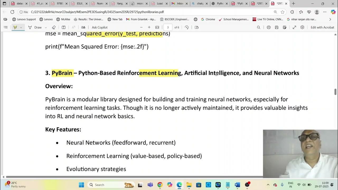 Python Libraries- SciPy, Scikit-learn, PyBrain, and Pylearn2 - YouTube