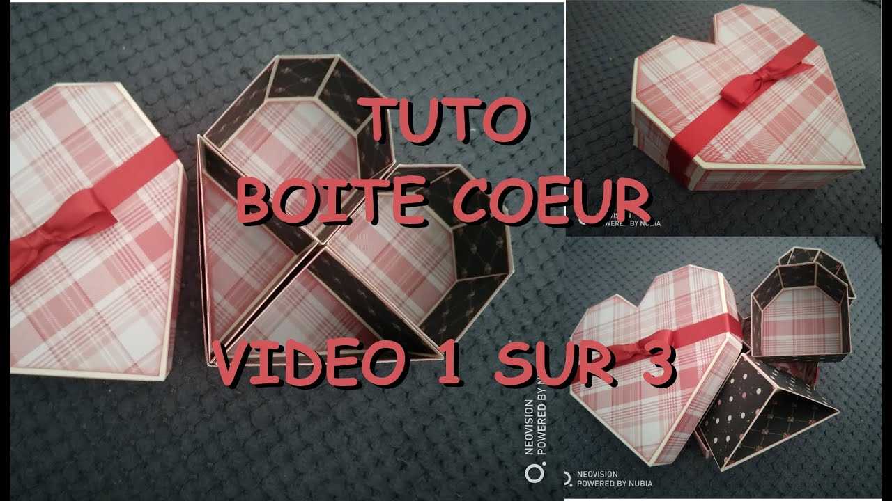 tuto boite coeur vidéo 1 - YouTube