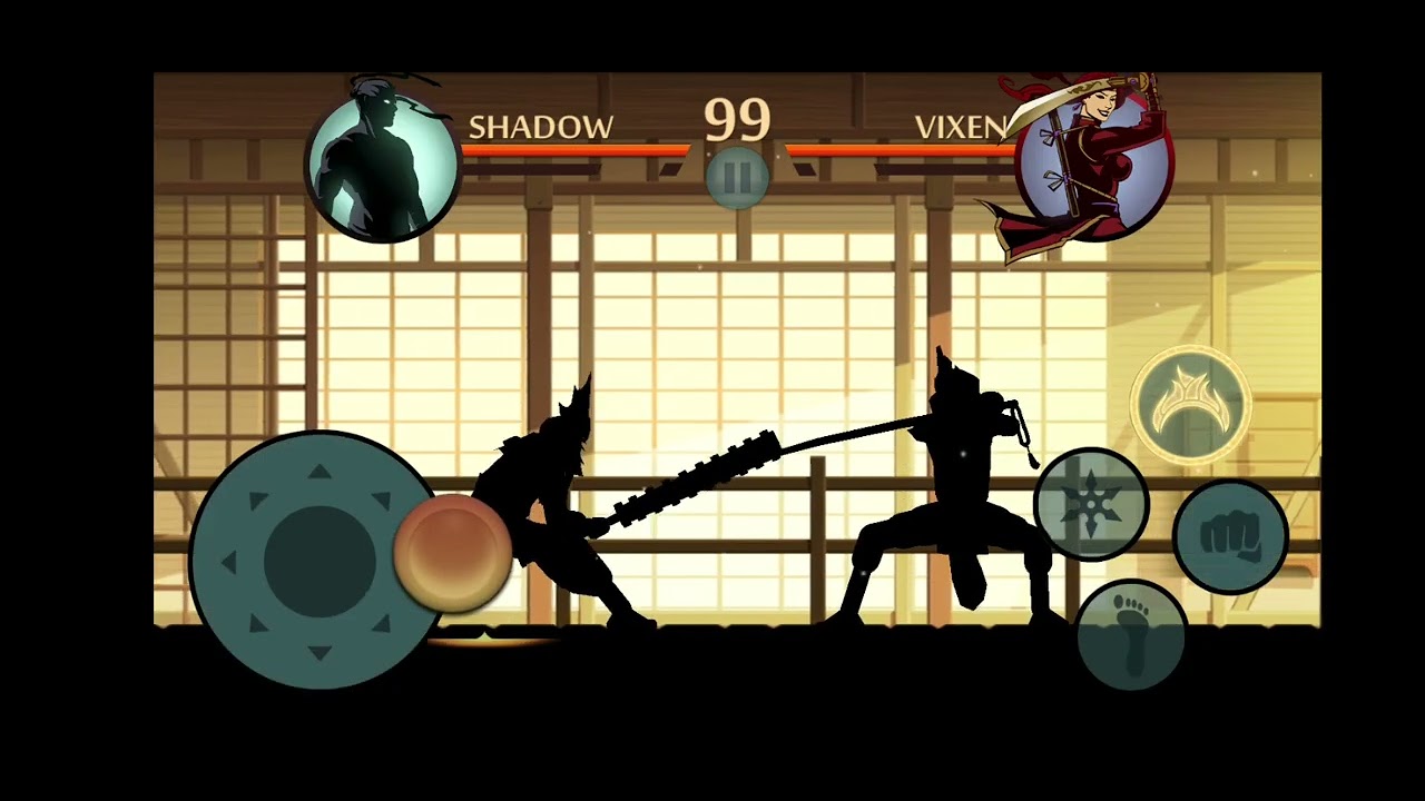 Shadow Fight 2 || Shadow vs 5 Enemies only using fist and magic ...