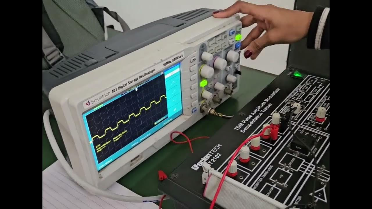 TDM/PULSE AMPLITUDE MODULATION AND DEMODULATION ST2102 TRAINER KIT ...