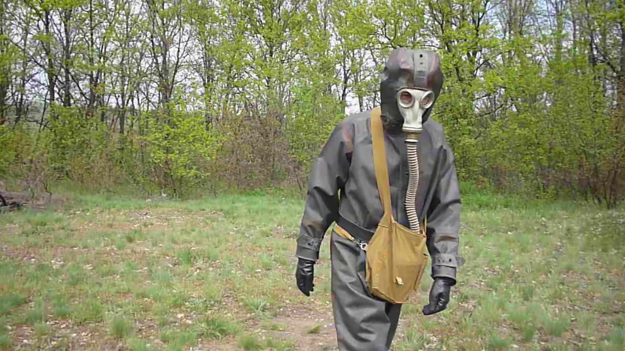 Russian NBC suit version 1944 year # 09 - YouTube