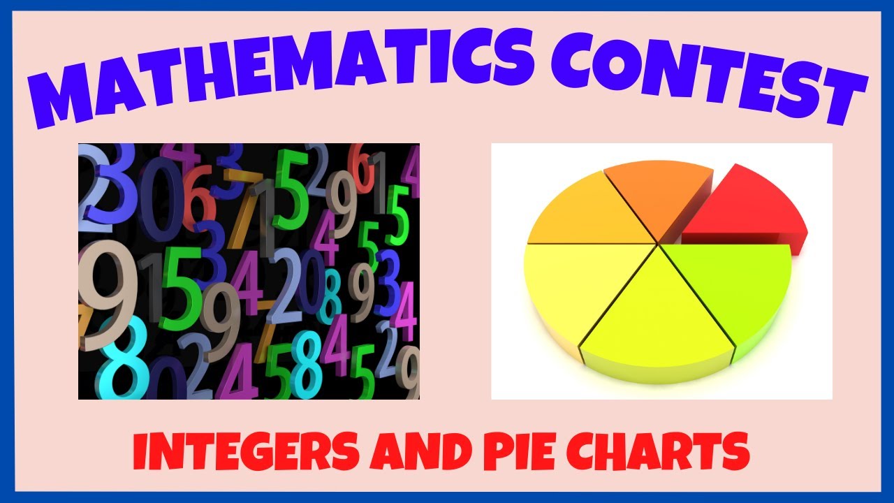 Integers and Pie Charts Mathematics Contest - YouTube
