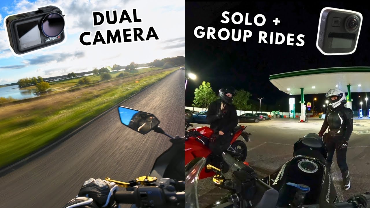 My HIGH QUALITY MOTOVLOG set up - record GROUP INTERCOM & cinematic ...