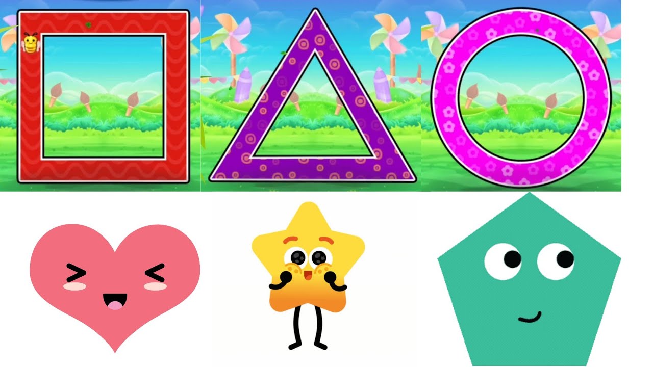 shapes song learn the shapes | I am square ⬛️ I am circle 🔵 I am ...