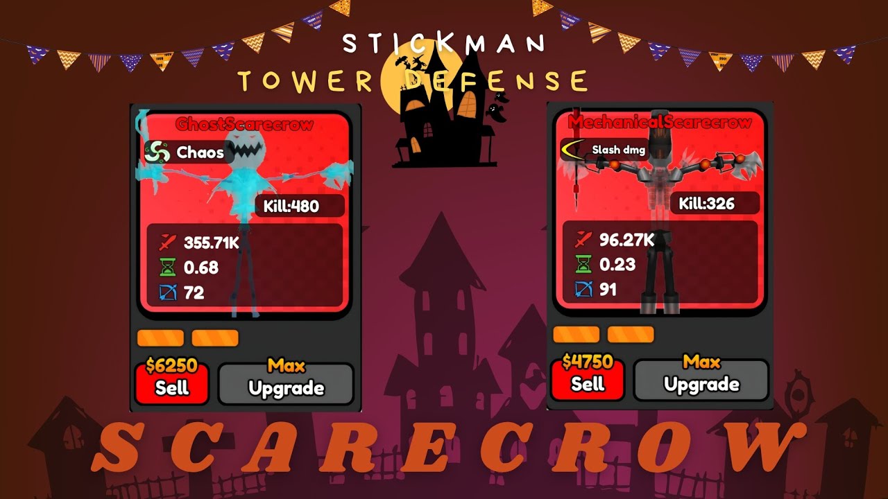 Stickman Tower Defense: Scarecrow Showcase (Stickman Td) - YouTube