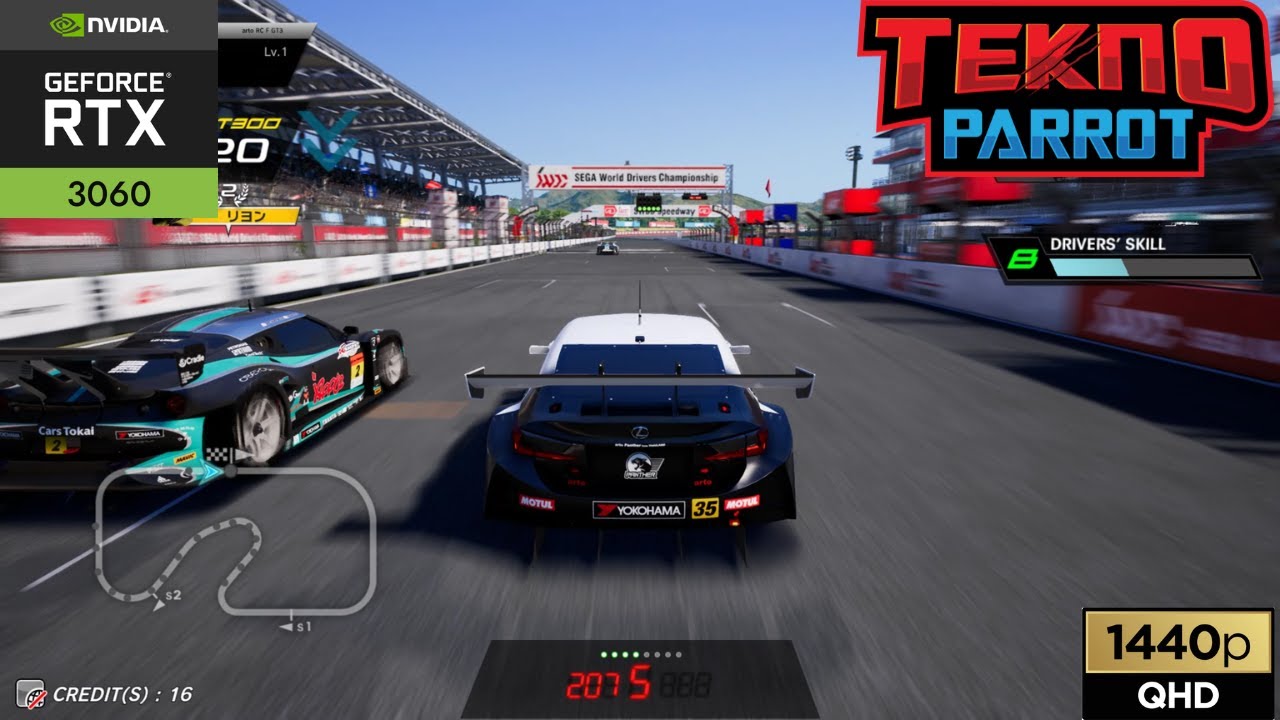 Sega World Drivers Championship (2018) Teknoparrot Gameplay 2023 - YouTube