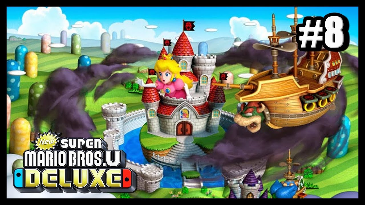 CHATEAU DE PEACH / MONDE 8 (New Super Mario Bros U Deluxe #8) - YouTube