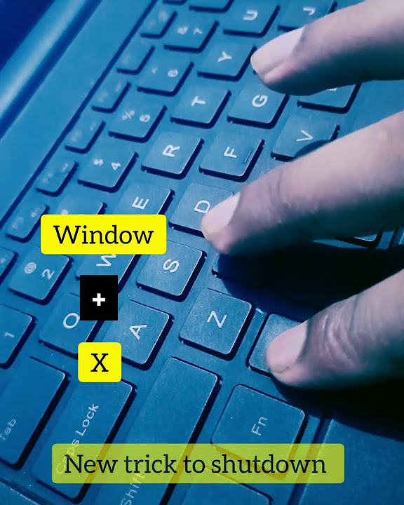 🤩new trick to shutdown PC #sorts #viral #tricks #status #computertricks #trending #shortvideo ...