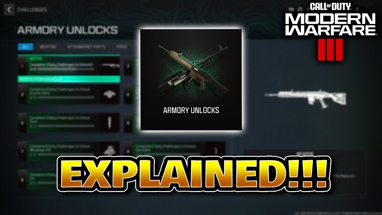 Modern Warfare 3’s *NEW* Armory Unlock System - EXPLAINED!!! (Call of ...
