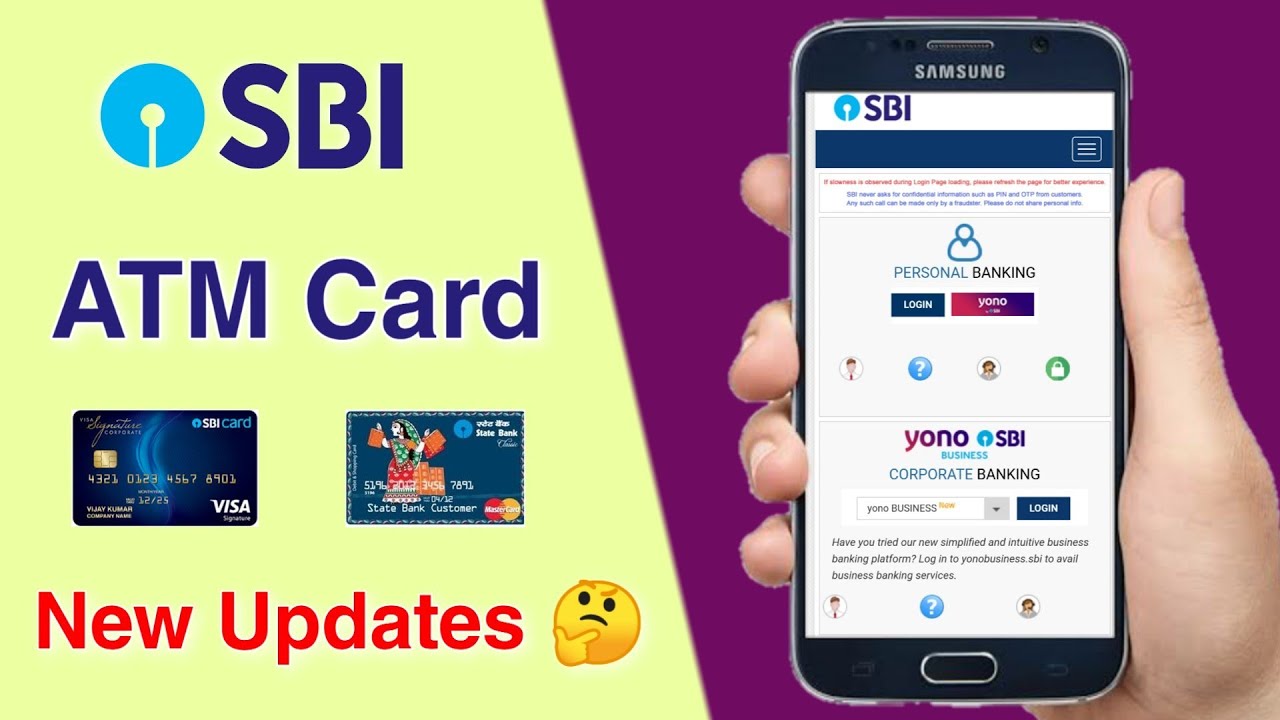 SBI atm card big update 🔥 | state bank debit card transaction new ...