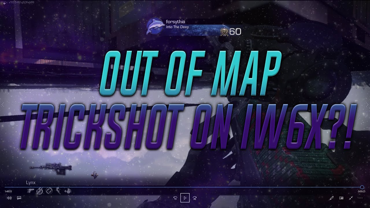 I HIT MY FIRST OUT OF MAP TRICKSHOT ON IW6X!! (IW6X TRICKSHOTTING W/ 10 ...