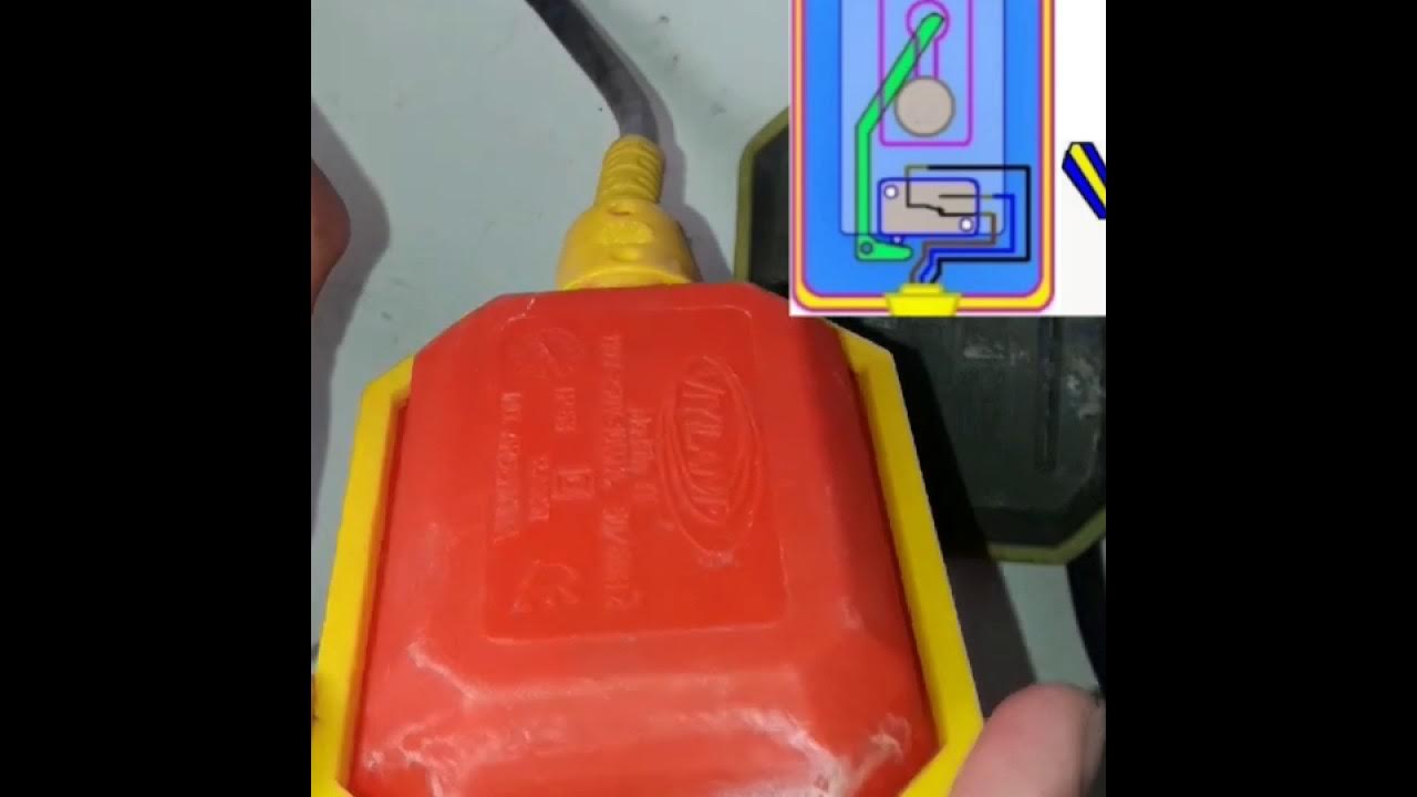 Como conectar automático de tanque - Tanque/Cisterna | como identificar cables de flotante - YouTube