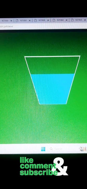 water glass animation #html#css #coding#programming#software #engineer# ...