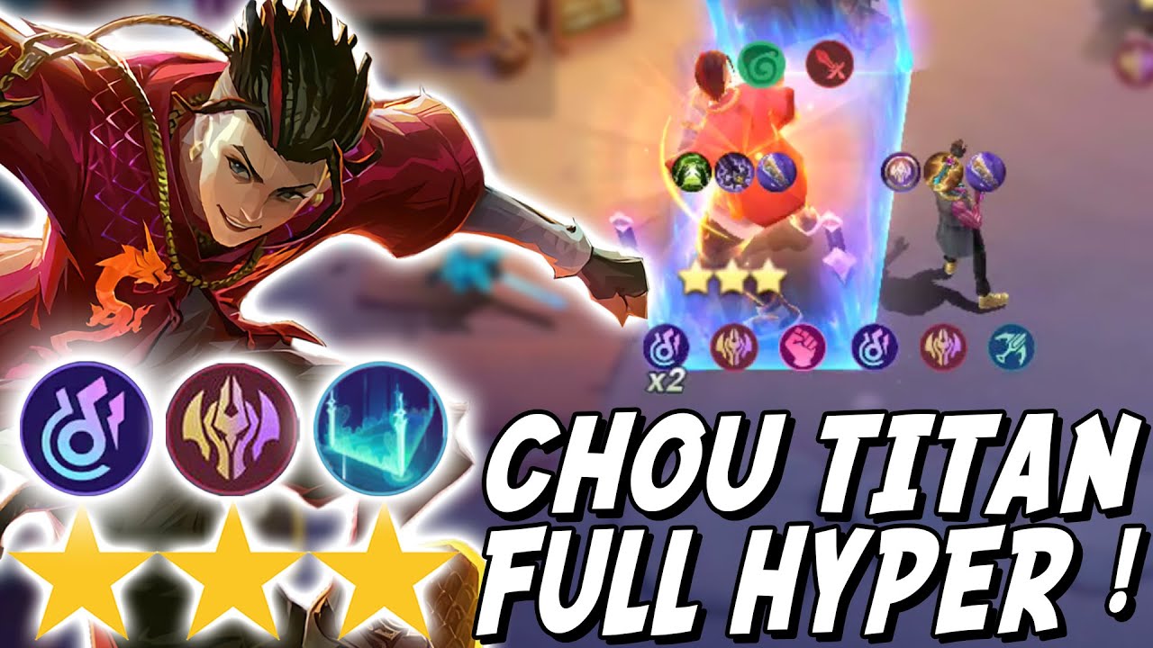 CHOU LING 2 MODE BYON COMBAT ! STACK IMMORTAL + TITAN + STUN ! AUTO ...