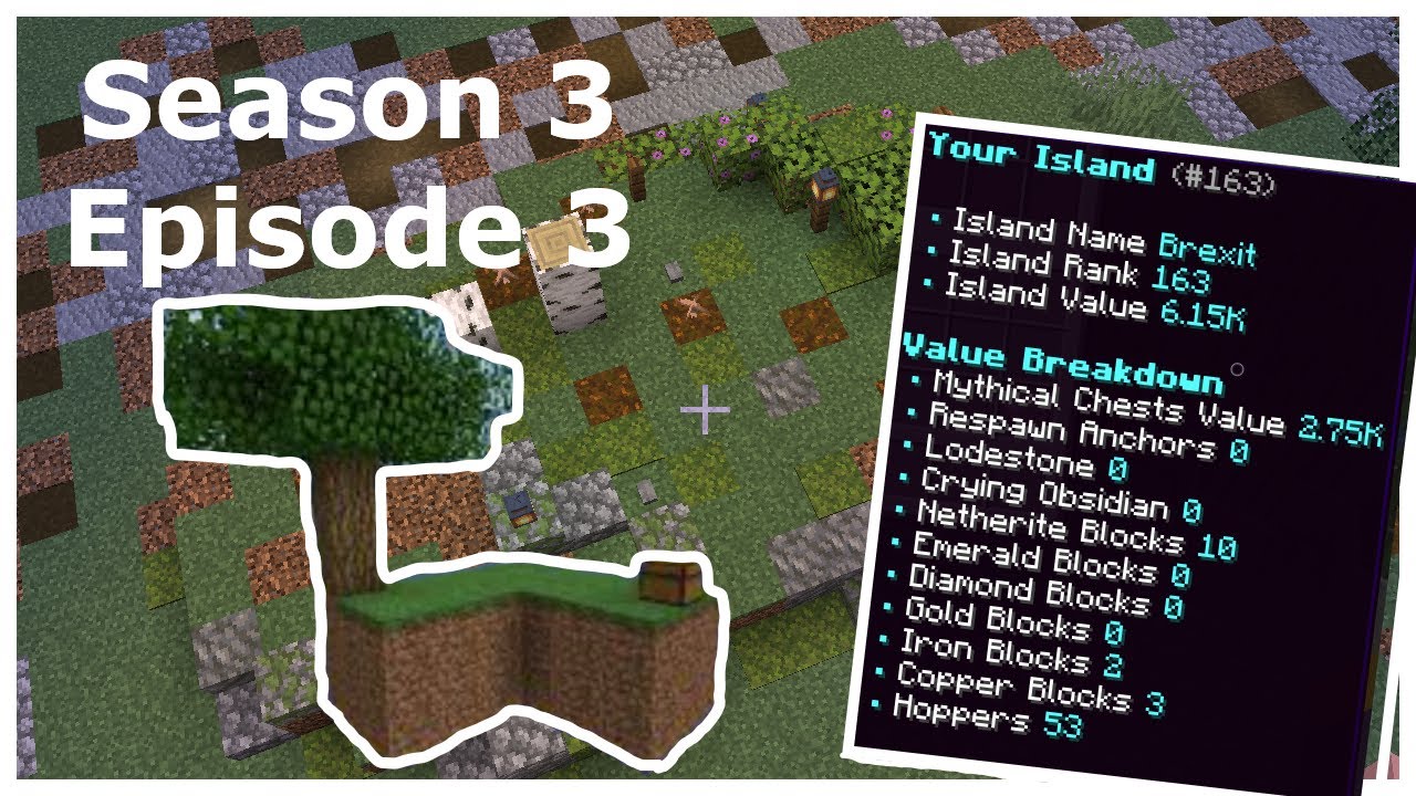 We have started a New Island!!! - Minecraft Skyblock S3 E3 [OPBlocks ...