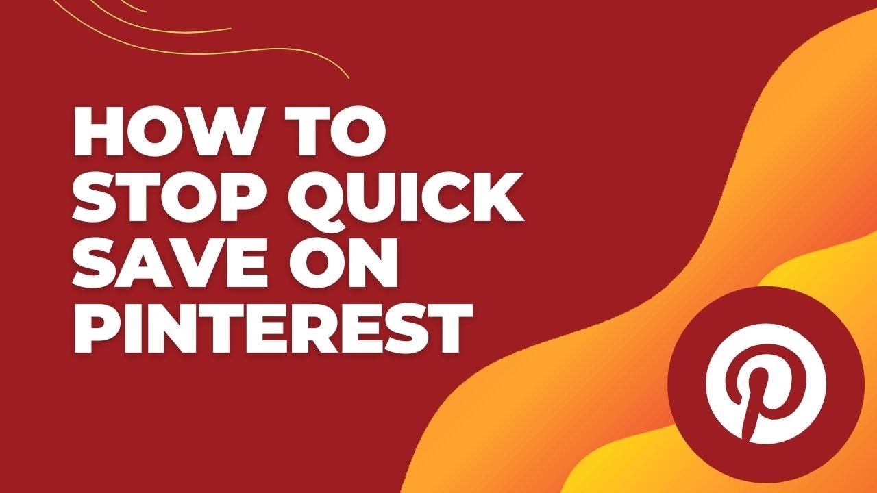 How to Stop Quick Save on Pinterest 2024? Disable Pinterest Quick Save ...