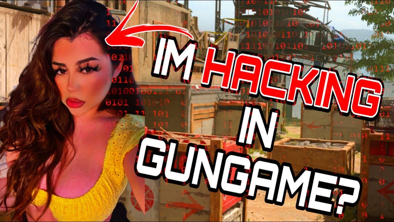 Female Hacks In GunGame - YouTube