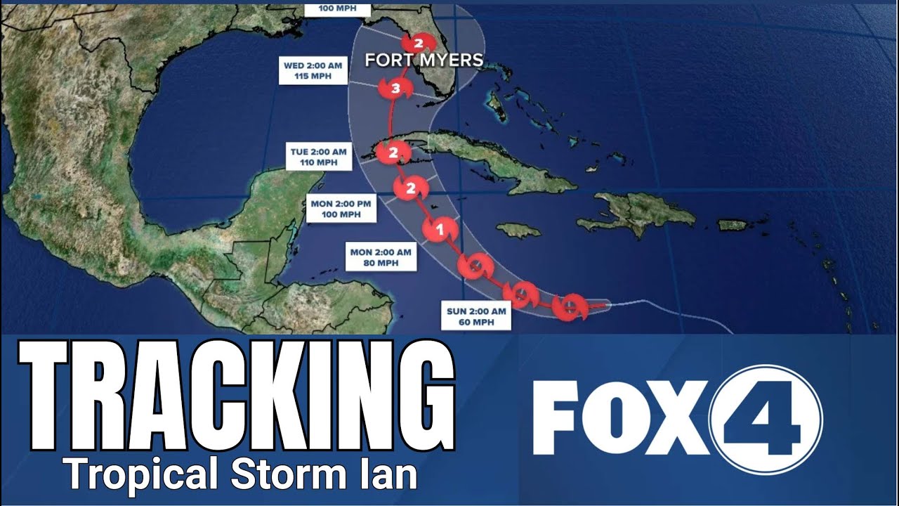 Tracking Tropical Storm Ian with latest information 9/24 at 8 a.m ...