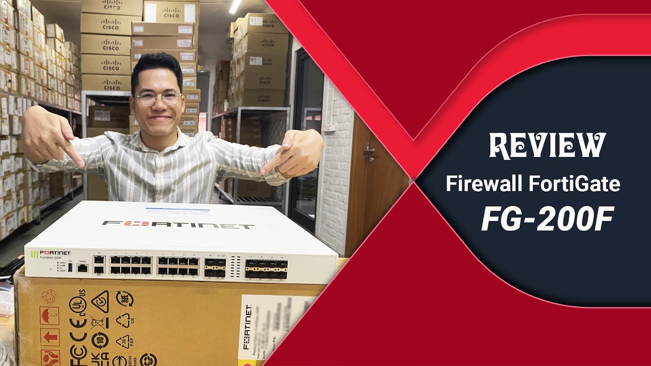 Review Firewall Fortinet FG-200F - YouTube