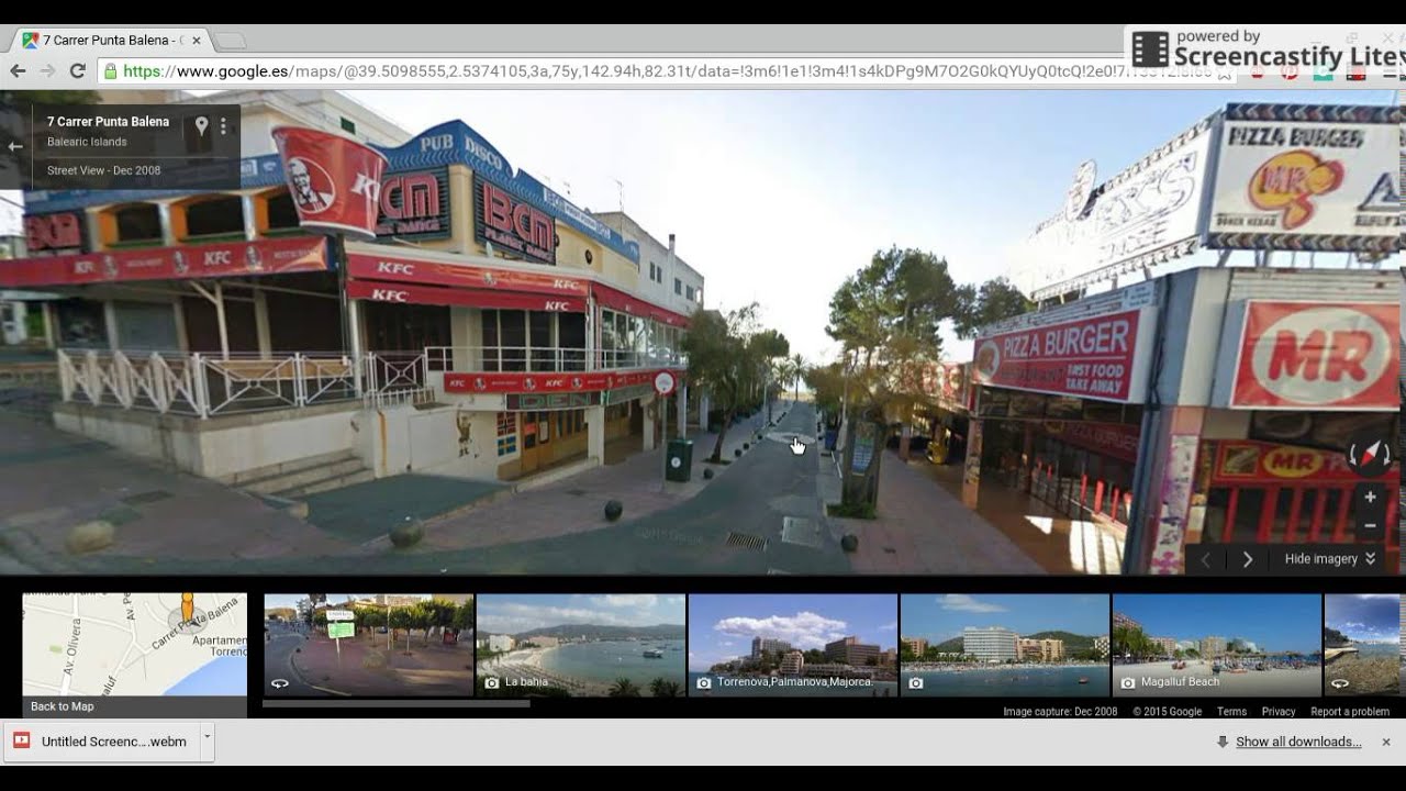 The Magaluf Strip - Ignored by street view since 2008?? - YouTube