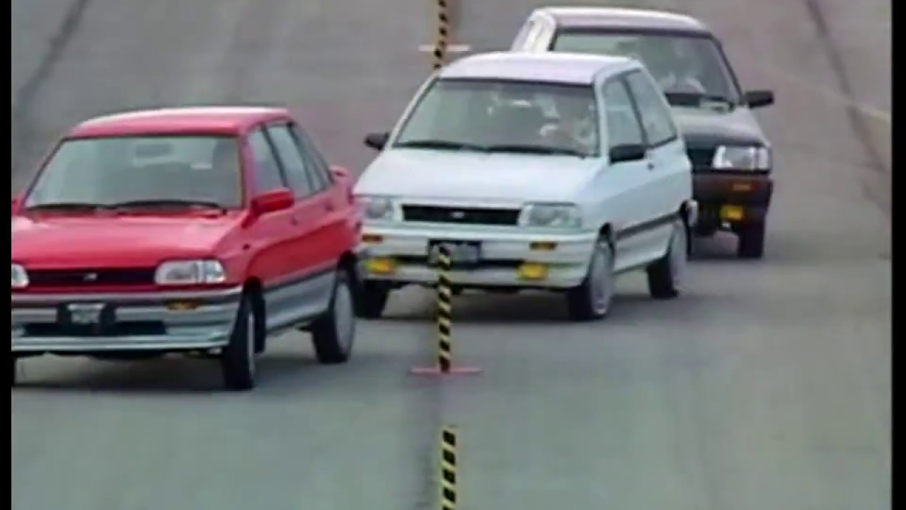 Kia Pride Beta 1990 commercial (korea) - YouTube