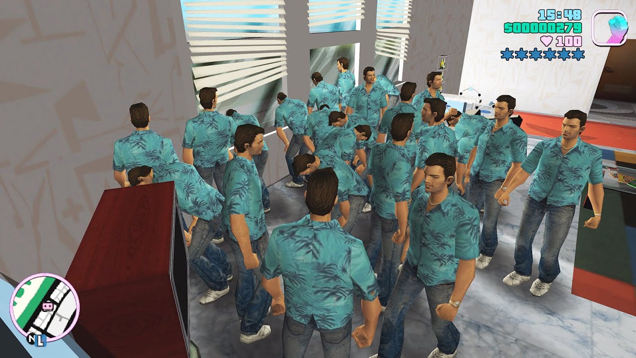 How To Spawn 100 Tommy CLONES in GTA Vice City - YouTube