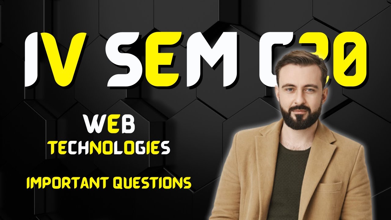 Diploma IV Sem Web Technology Important Questions | Diploma C20 WT ...