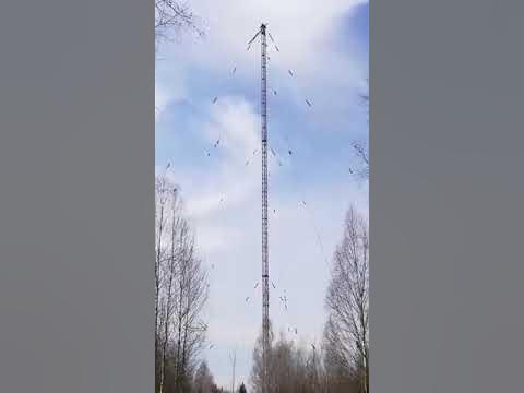 Подрыв радиовышки в Электростали - YouTube