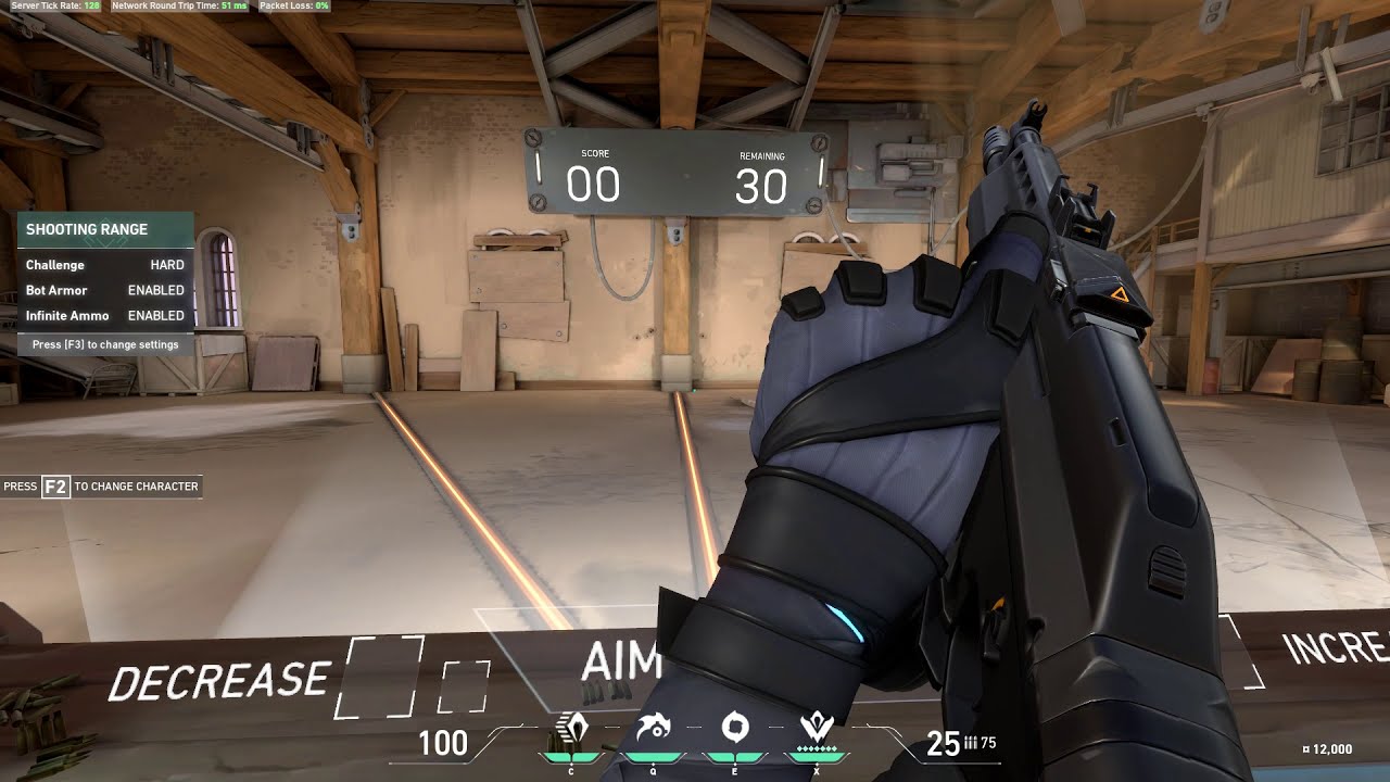 Valorant - Shooting Test /1 taps/only head - YouTube