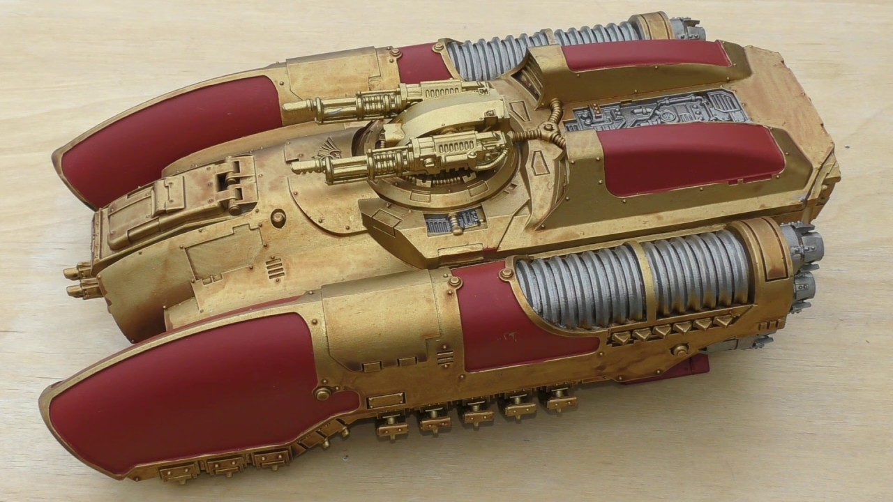 Custodes Coronas Grav-Carrier - 40K Rules Review - YouTube