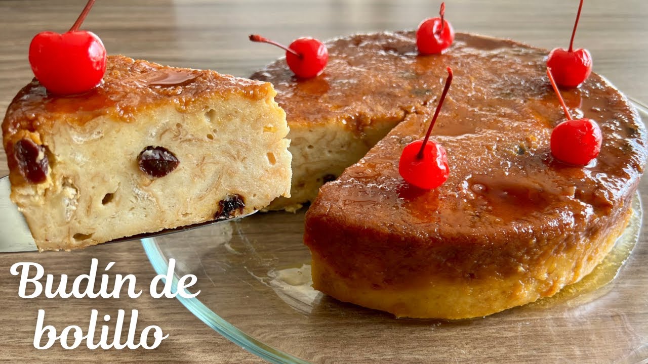 BUDÍN DE PAN CASERO | POSTRE FÁCIL Y CON POCOS INGREDIENTES | POSTRES ...