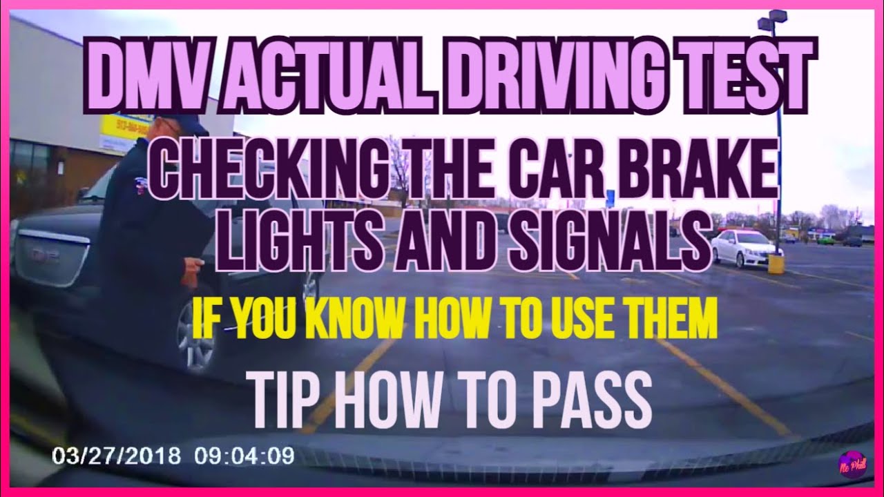 DMV ACTUAL DRIVING TEST OFFICER CHECK YOUR CAR FIRST SO BE AWARE - YouTube