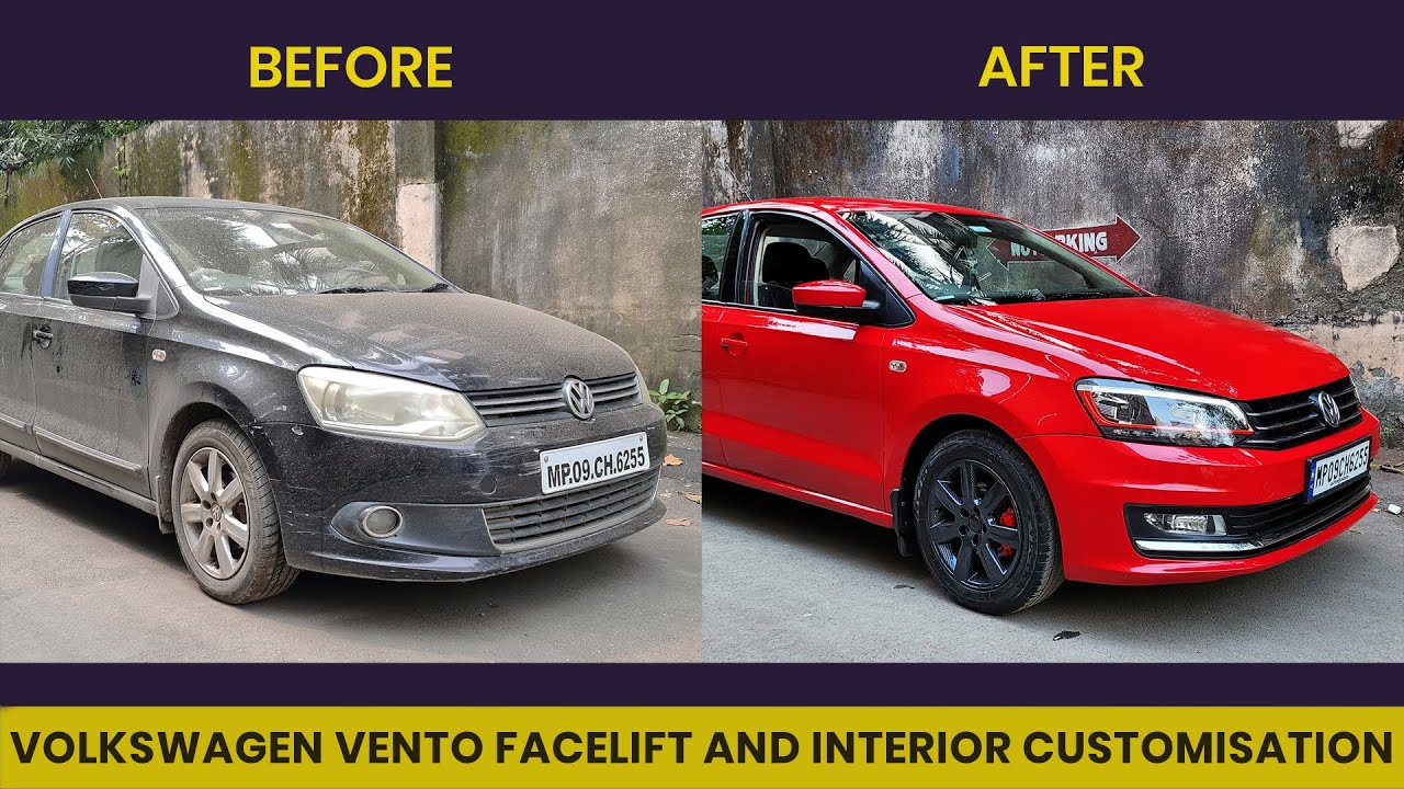 Volkswagen Vento Facelift | Interior customisation | Monte Carlo Red ...