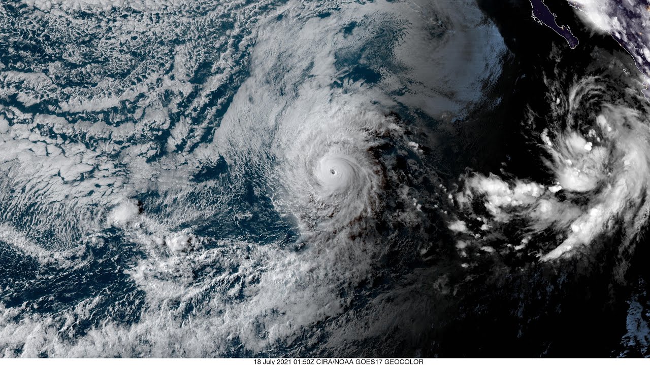Daily Progression of Hurricane Felicia [UHD] - YouTube