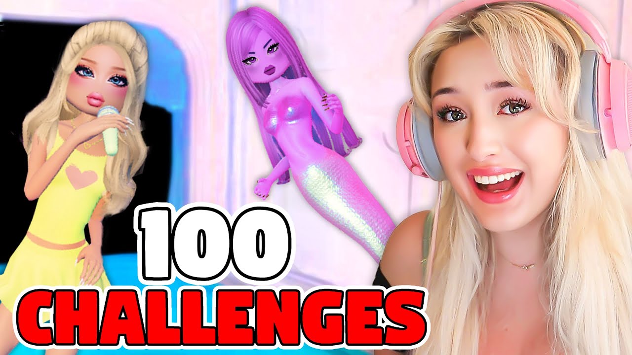 100 DRESS TO IMPRESS CHALLENGES! - YouTube
