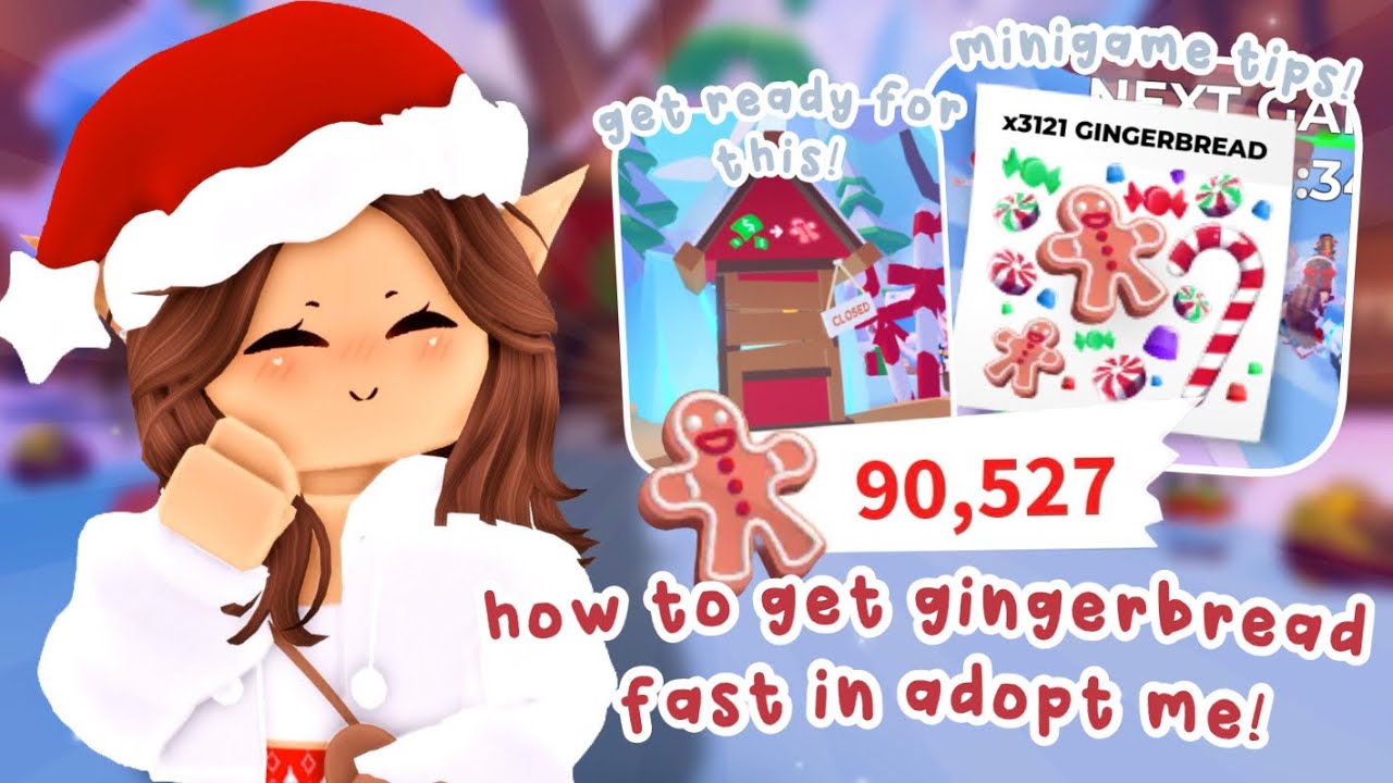 How To Get GINGERBREAD *FAST* In Adopt Me! 🍪 | Winterfest Update Tips ...