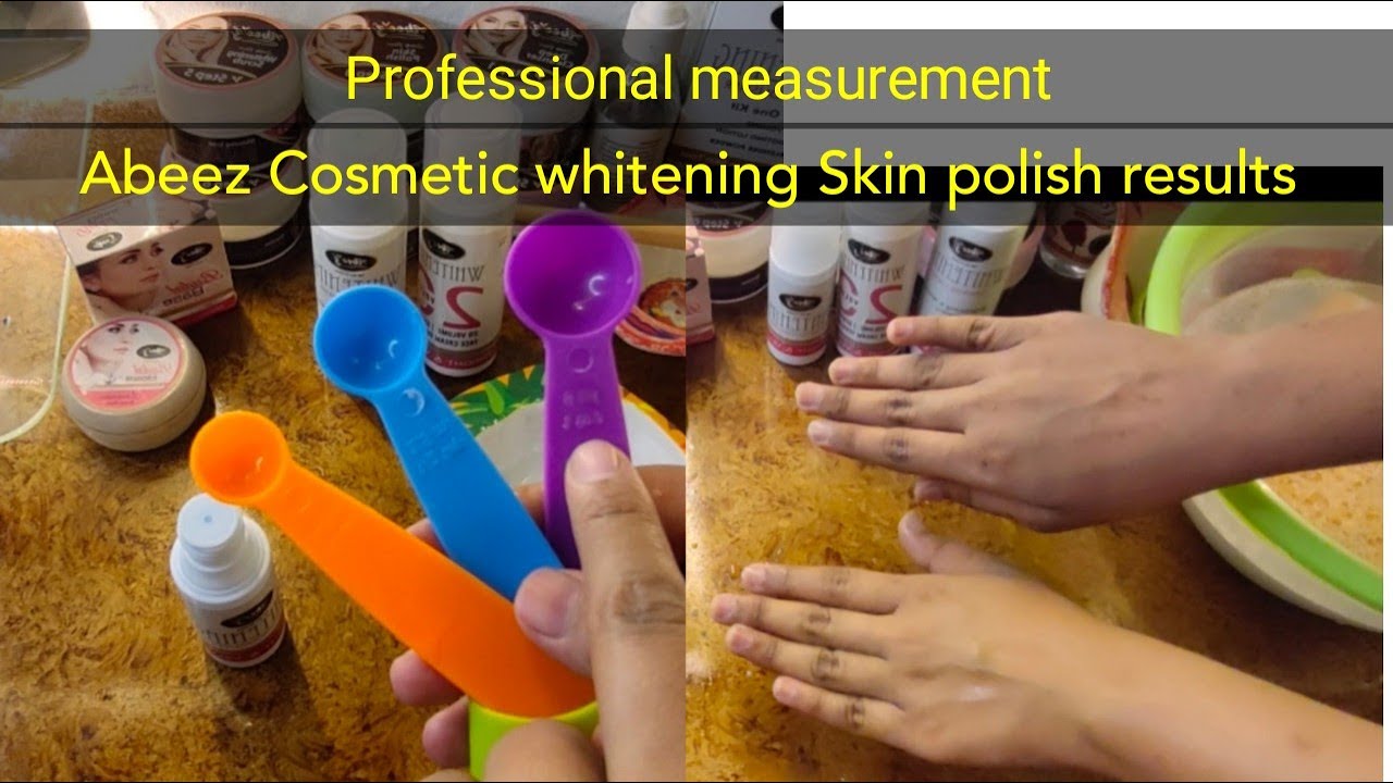 Abeez Skin Whitening Polisher with Professional Style and Measurement ...