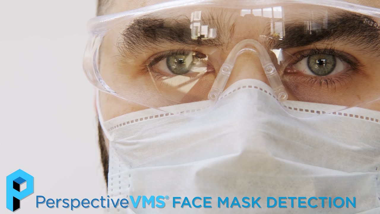 Perspective VMS® Face Mask Detection - YouTube