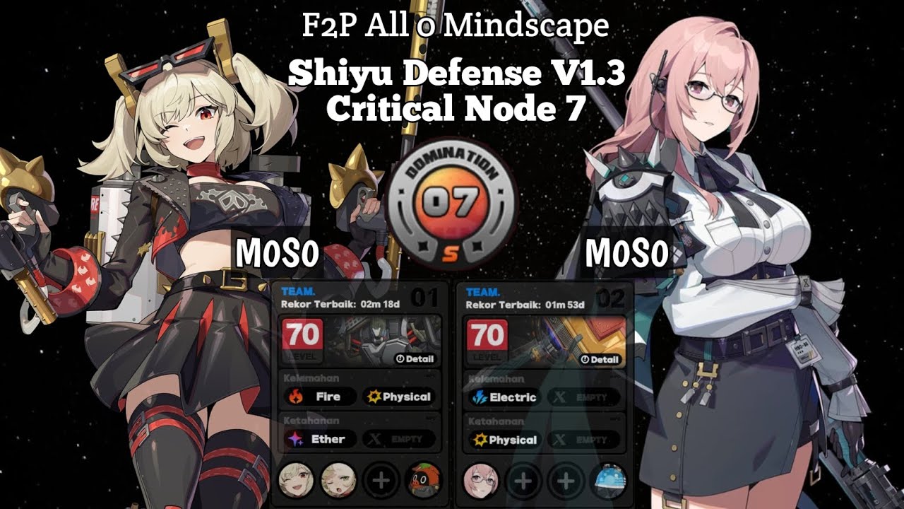F2P All 0 Mindscape|Duo Sons of Calydon & Solo Yanagi | Shiyu Defense ...