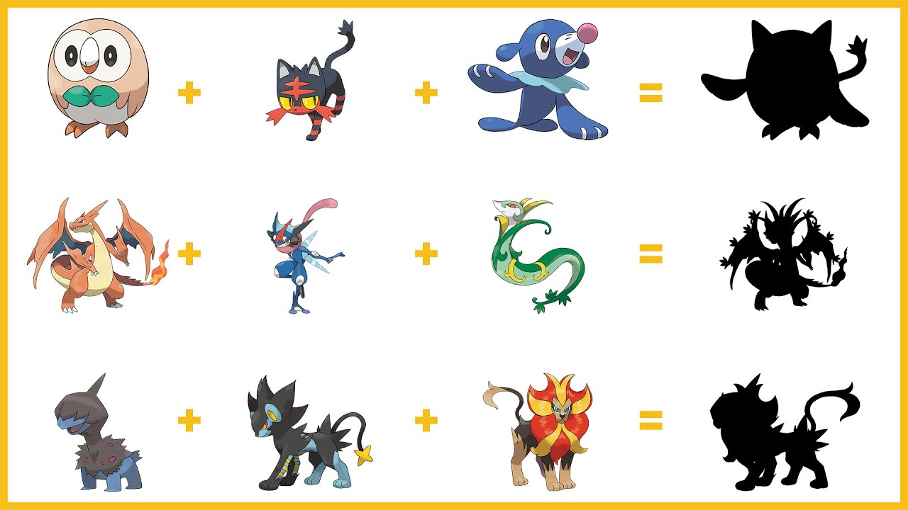 Pokemon Fusion Compilation #120 | pyroar | luxray | deino | serperior ...