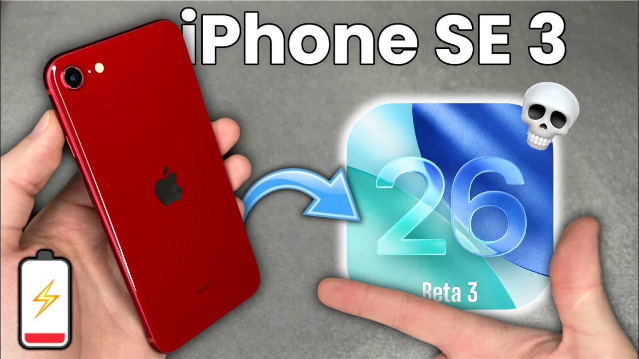 iOS 26 en iPhone SE 2022 | Se recalienta ?🔥 ACTUALIZACIÓN - YouTube
