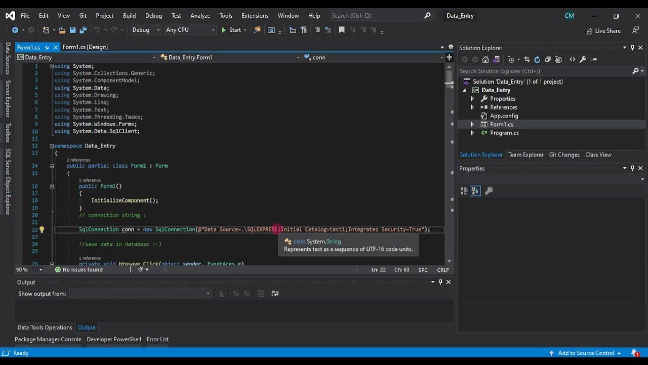 Crud Operation And Sql App Using C Demo Youtube
