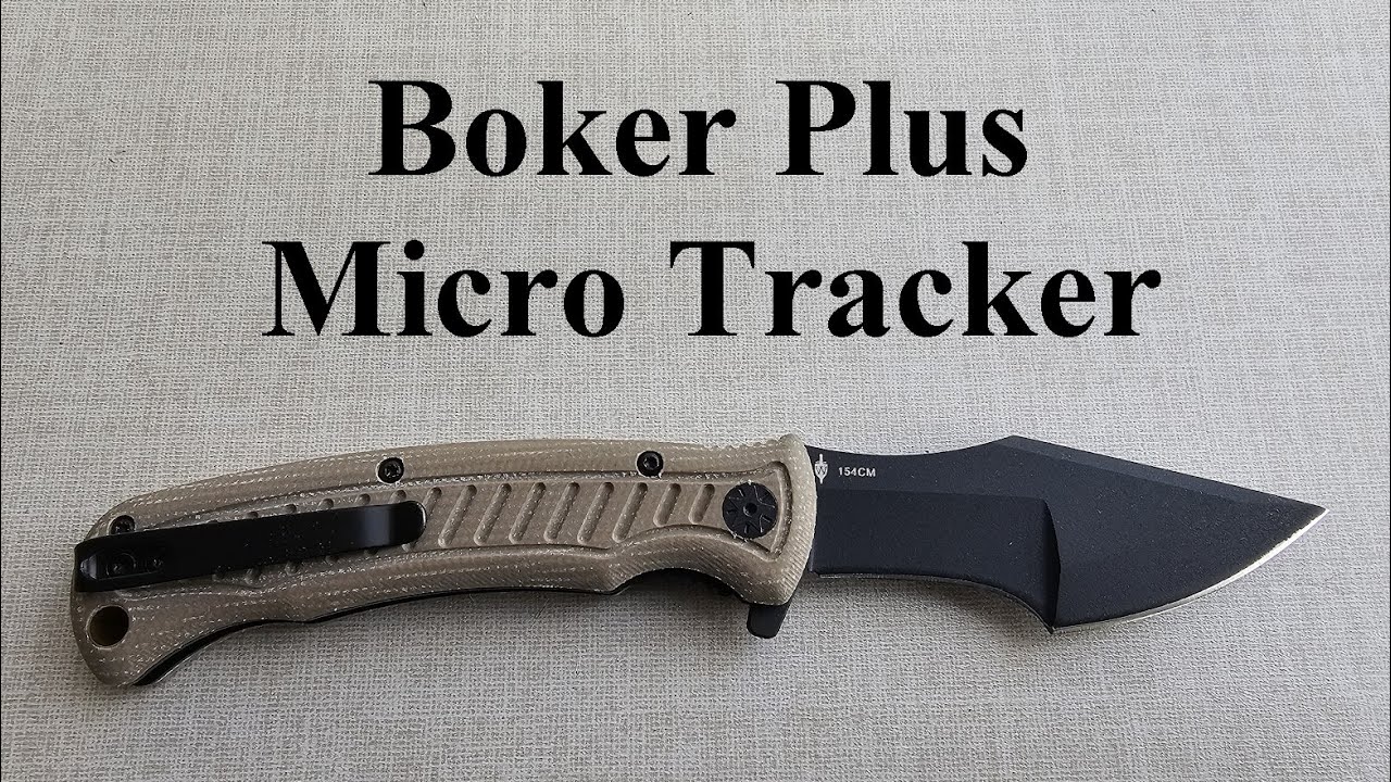 Boker Plus Micro Tracker - YouTube