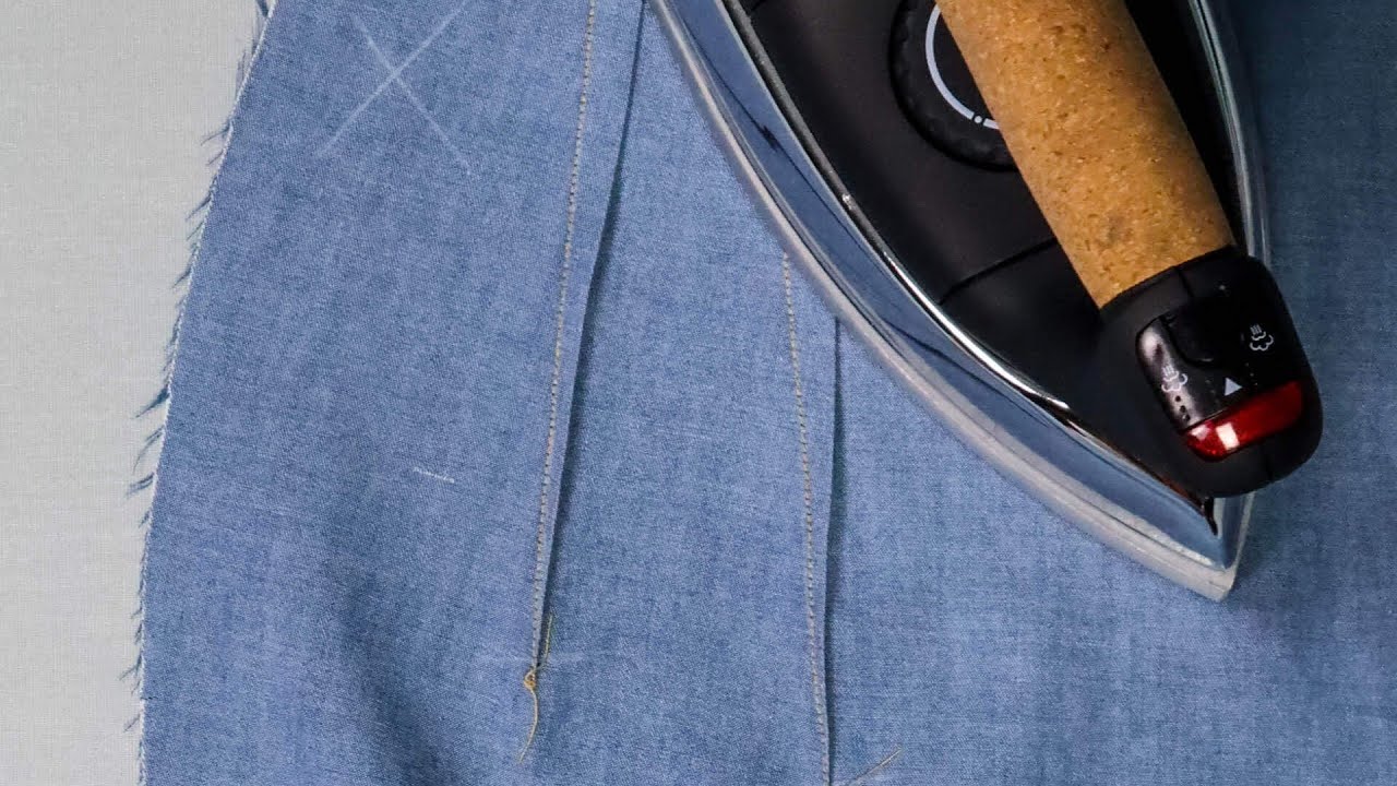 Creating Double Darts @ The Back Of The Trousers - YouTube