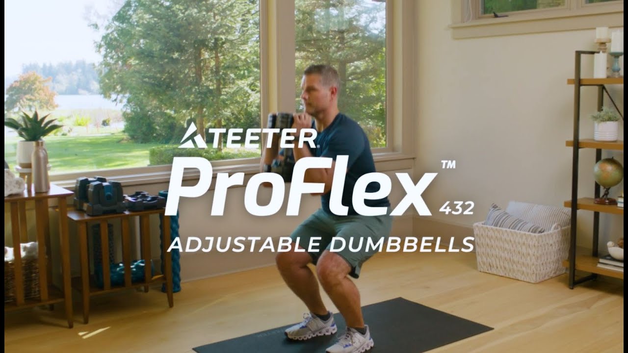 Introducing Teeter ProFlex 432 Adjustable Dumbbells - YouTube